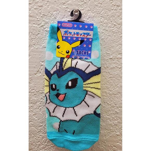 Other | New Pokemon Center Japan Ltd Edition Vaporeon Eevee Socks 2325 ...
